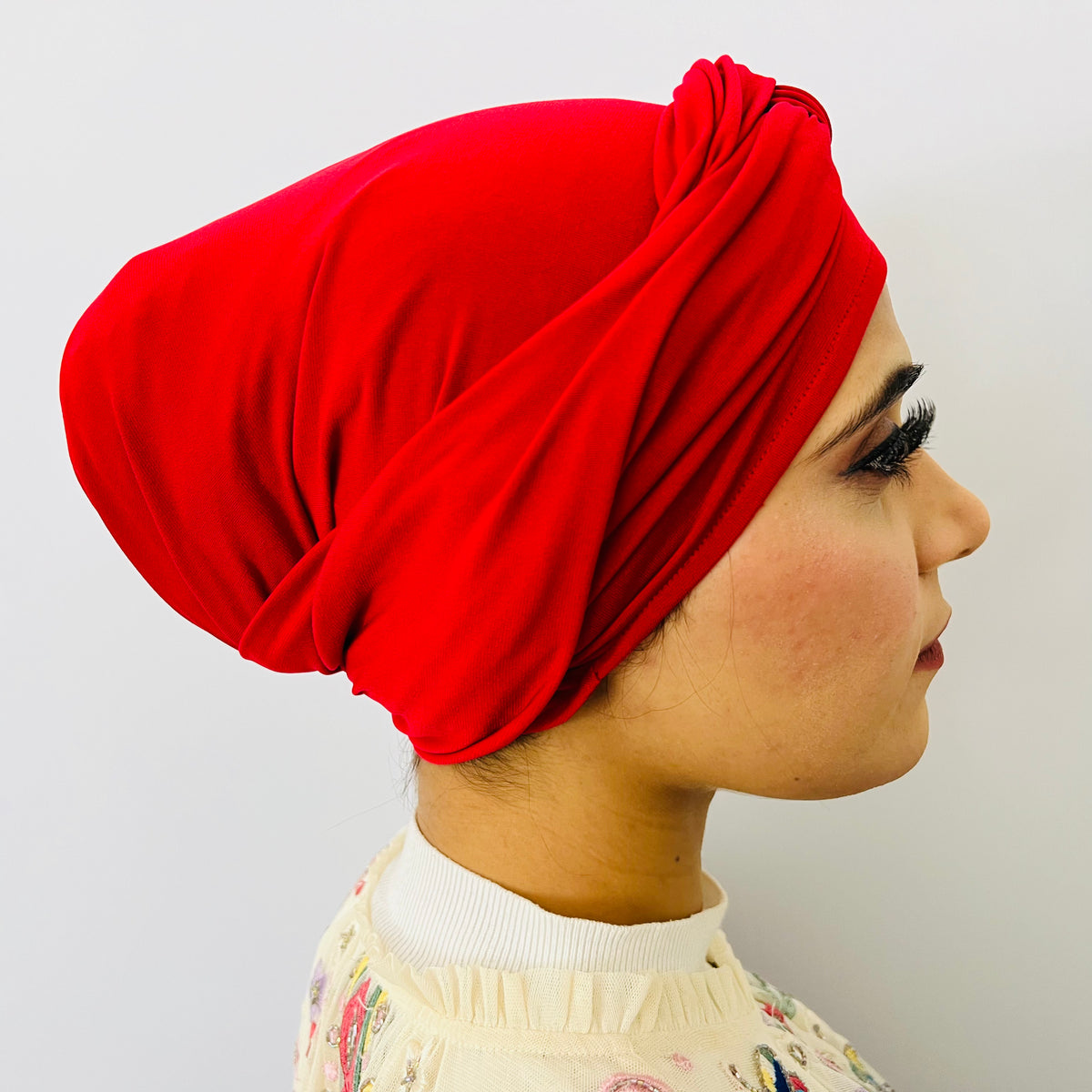 TriTurban21 - scarlet red – AJWARI.com Turban Shop